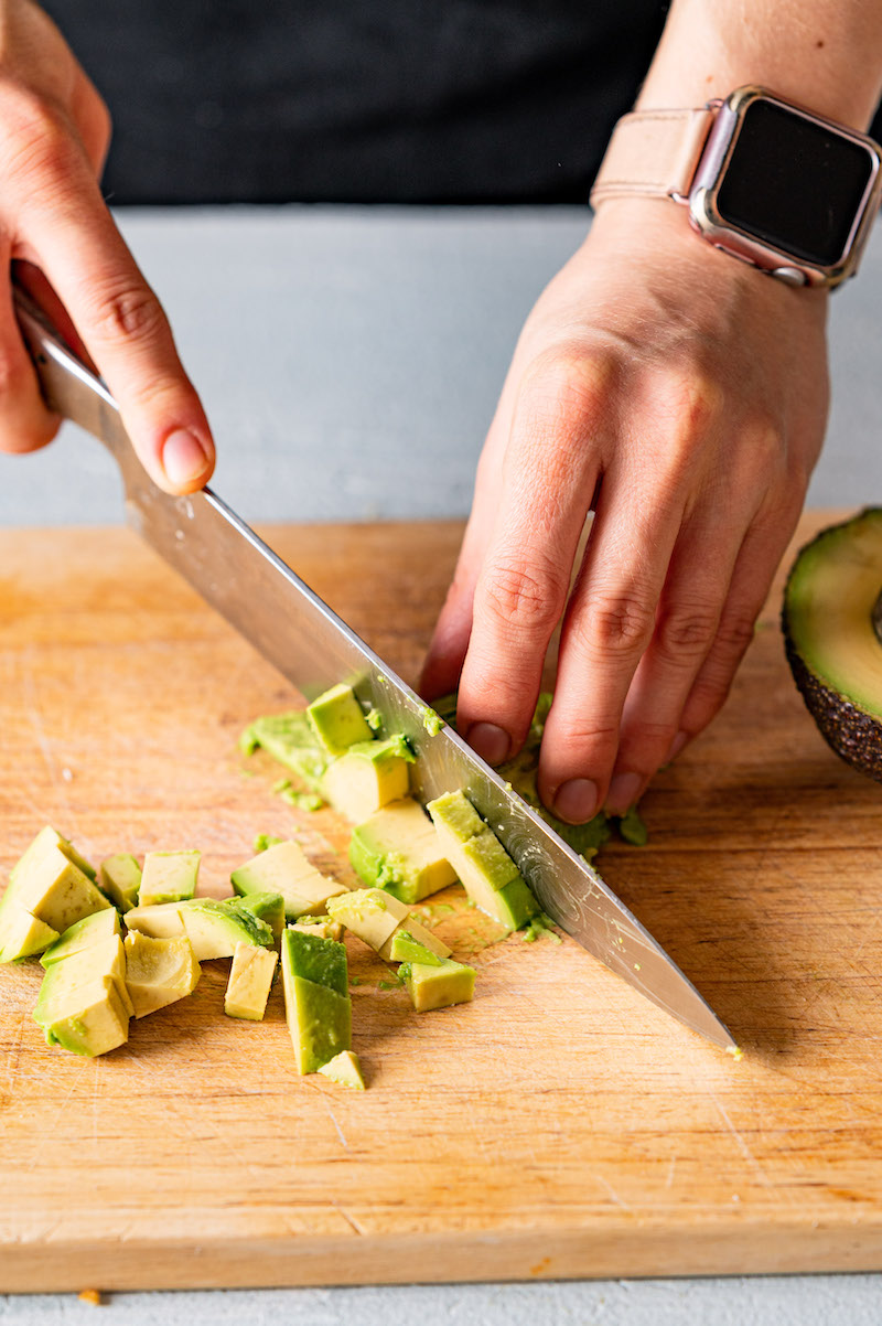 Cucumber Avocado Salad with Feta Cheese and Walnuts | Lisa's Healthy ...